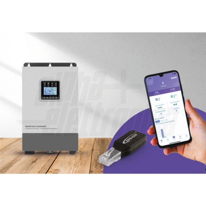 KEPH030-24 - Inverter ibrido 3kW 24Vdc-230V MPPT 100A PV 80-350Vdc ...