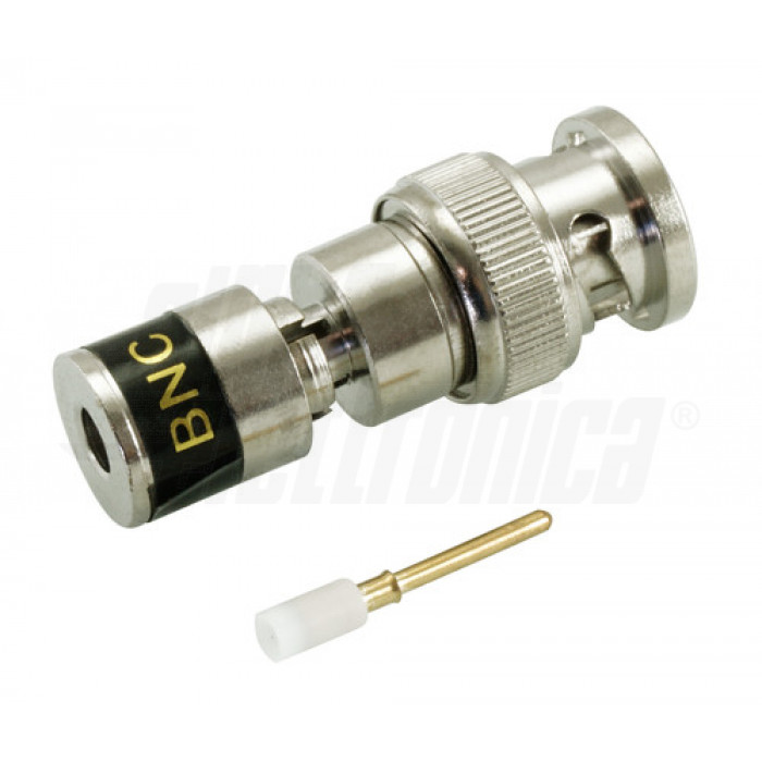 80-113/3 - Spina BNC a compressione - 75Ohm - per cavo ø3mm - Alpha ...