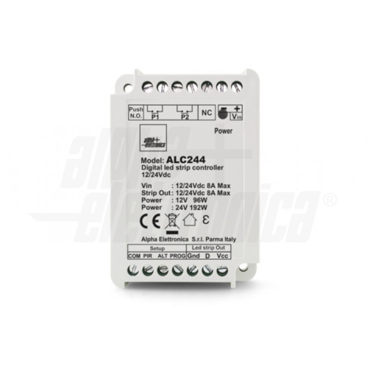 ALC244 - Controller per strisce led digitali 12-24V effetto running ...