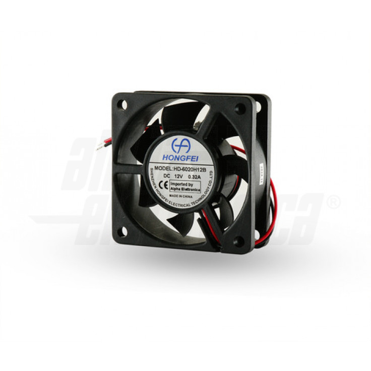 FNHD-6020H12B - Ventola DC 60x60x20 12V Cuscinetti 20,50CFM - Alpha ...