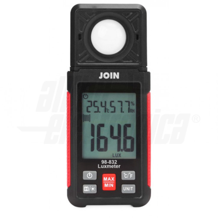 98-832 - Luxmetro digitale con misuratore di umidità e temperatura ...
