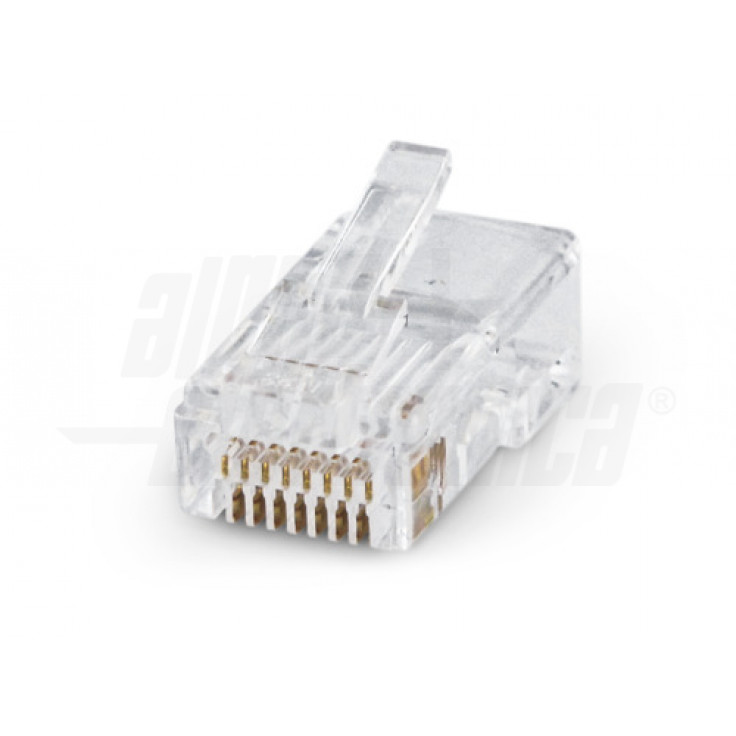 94-914/5 - Spina RJ45 8P8C Cat.5e UTP AWG24-26 Passante - Contatti ...