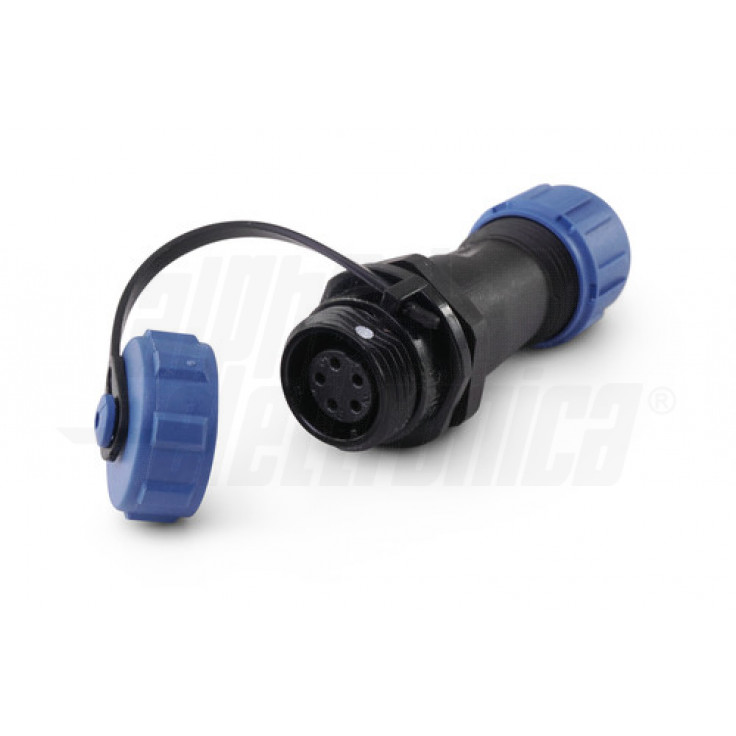 44-37 - Presa volante SP11 cinque poli - Alpha Elettronica