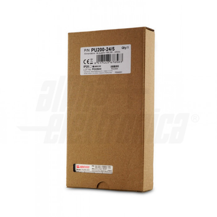 PU200-24/5 - Alimentatore da quadro 199,2W - 24Vdc - Alpha Elettronica