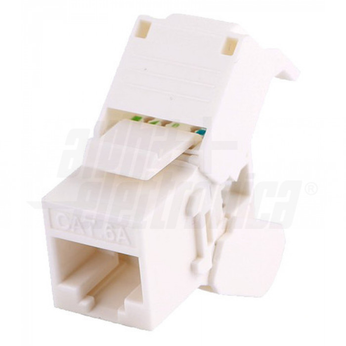 96-301-6A-W - Presa Keystone 8P8C RJ45 non schermata - Cat.6a - UTP ...