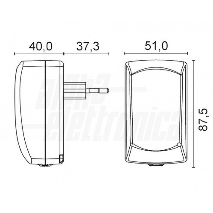 KD2510 - Alimentatore Switching 27W - 3/4,5/5/6/7,5/9/12Vdc 2,25A - 6 ...
