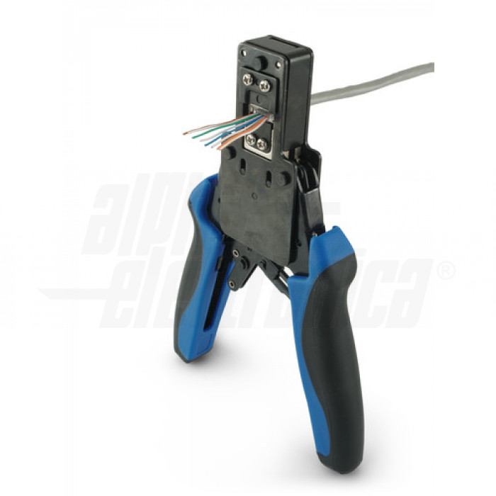 98-155 - Pinza per connettori RJ45 - Tecnologia passante - Alpha ...